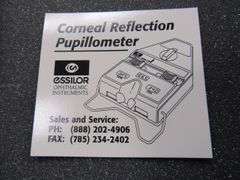 HILCO TEMP MASTER GLASSES WARMER AND CORNEAL REFLECTION PUPILLOMETER ...