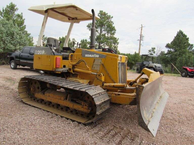 KOMATSU D20P DOZER - 8' ANGLE / TILT BLADE - VERY GOOD UNDERCARRIAGE W ...