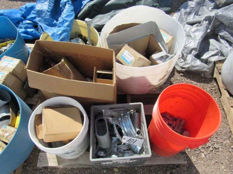 PALLET OF ELECTRICAL, HARDWARE & VARIOUS ITEMS - MOSTLY ALL NEW AND ...