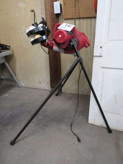 BASEBALL AUTOMATIC PITCHING MACHINE - McPherson Auction & Realty
