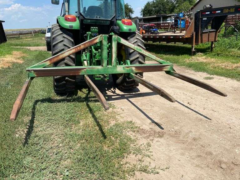 3 POINT BALE CARRIER - CARRIES 2 - GOOS HEAVY DUTY UNIT - READY TO USE ...