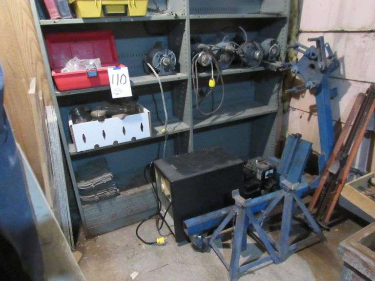 HEAVY DUTY ENGINE STAND - METAL SHELVING 60" X 65" TALL INCLUDES 5 ...