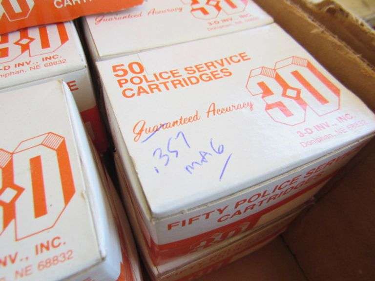 description update**** 50 ROUND BOX OF 357 MAG AMMUNITION SO MUCH A BOX ...