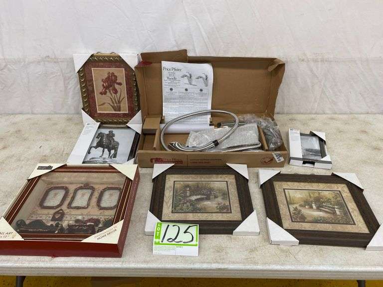 Kitchen Faucet, Picture Frames - Meagher Auctioneers
