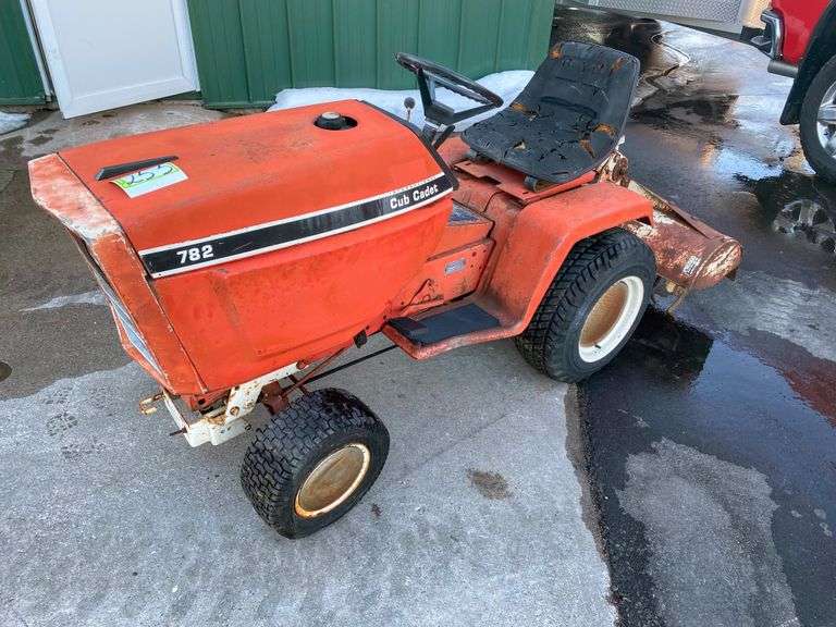 Cub Cadet 782 Lawn Tractor w/ Tiller - Meagher Auctioneers