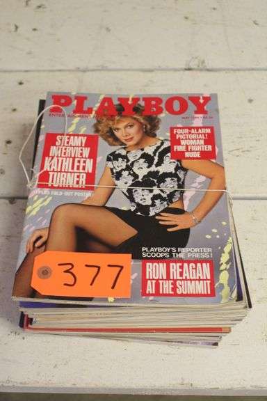 1986 Playboy Magazines - Meagher Auctioneers