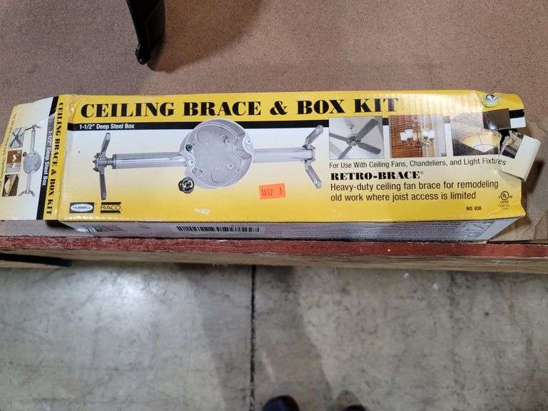 Ceiling Brace & Box Kit - Metzger Property Services LLC
