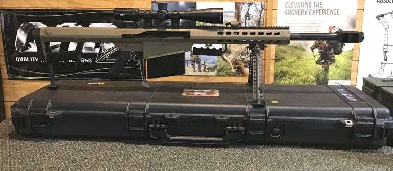 Barrett 50 Bmg W/ Vortex Viper Scope And Pelican case - Metzger ...