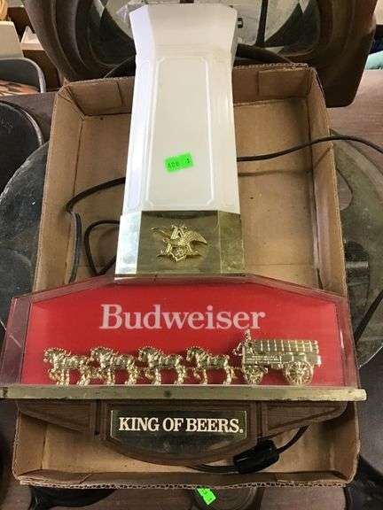 Budweiser Lighted Display Sign - Metzger Property Services LLC