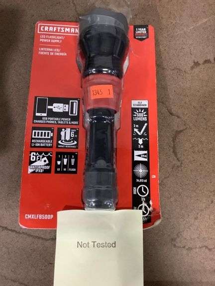 Craftsman Led Flashlight/power Supply - Metzger Property Services LLC