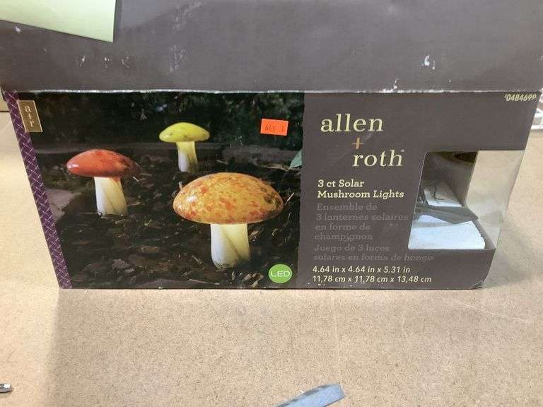 Allen And Roth 3 Ct. Solar Mushroom Lights - Metzger Property Services LLC