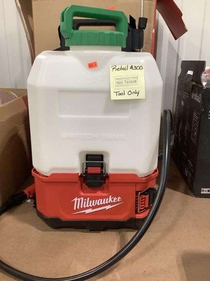 Milwaukee Switch Tank, 4 Gal Backpack Sprayer, - Metzger Property ...