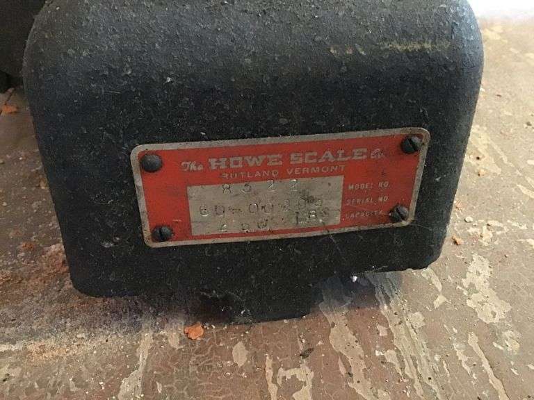 Howe Dual Platform Scale - Metzger Property Services LLC