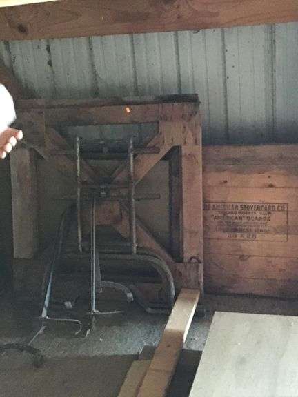 Ladder jacks, table legs, wood assortment - Metzger Property Services LLC