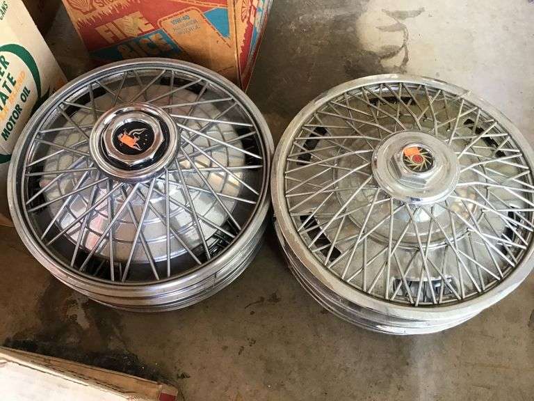 4 Wire Spoke Screaming Eagle Hub Caps, 4 Wire spoke hub caps some ...