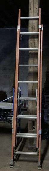 16’ Cuprum Model 411 Fiberglass Extension Ladder - Metzger Property ...