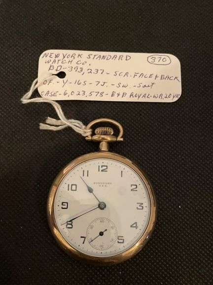 New York Standard Watch Co. 7 Jewels - Metzger Property Services LLC