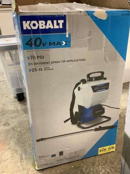 Kobalt 40v max backpack chemical sprayer kit - Metzger Property ...