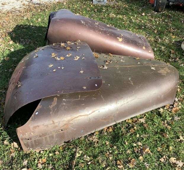 1942 Chevy Convertible Hood, Front Fenders And truck - Metzger Property ...