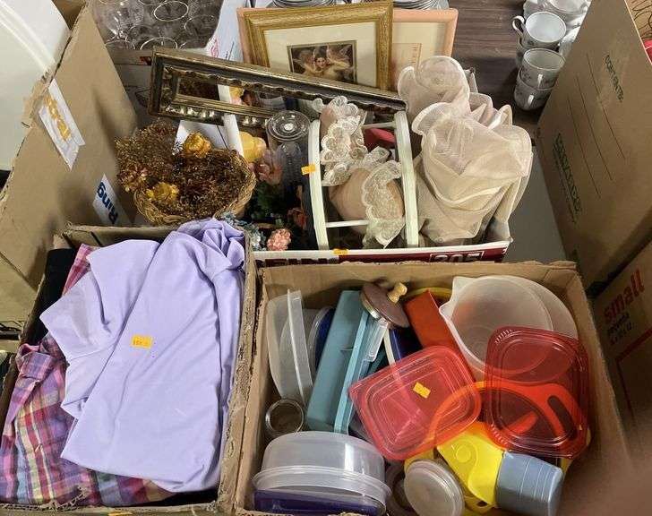 Assorted Plastic Goods, Cake Turntable, Filtered water bottle, frames ...