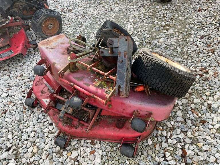 3 wheel horse riding lawnmowers with mower decks for parts or repair ...