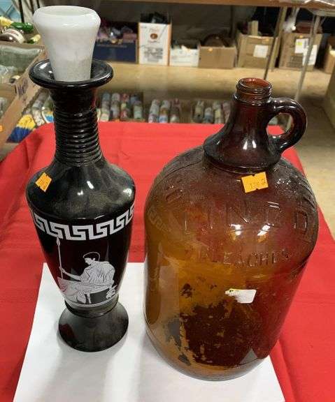 Linco Bleach Gallon Amber Jug, Decanter - Metzger Property Services LLC