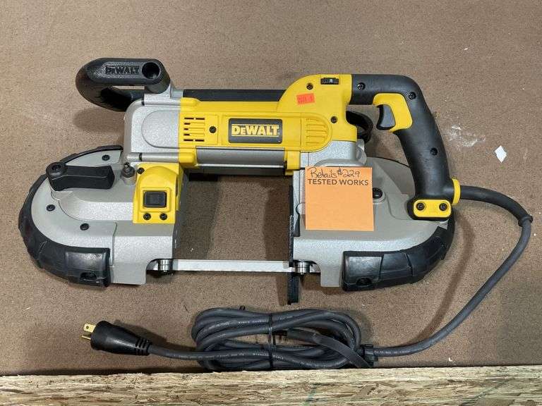 DeWalt 5 inch deep cut variable speed Band saw - Metzger Property ...