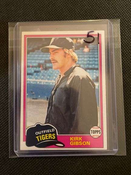 1981 Topps #315 Kirk Gibson rookie card - Metzger Property Services LLC