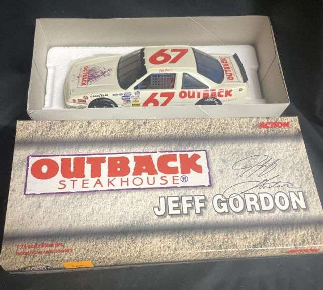 Jeff Gordon #67 Outback Steakhouse 1990 Pontiac 1/24 Scale - Metzger ...
