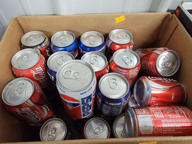 Coca-Cola, Pepsi and soda cans assortment, No shipping on full ...