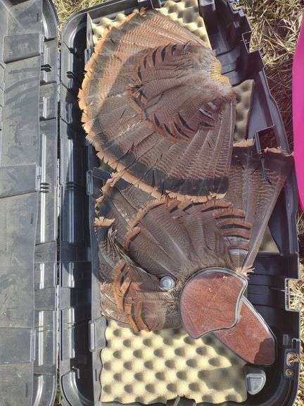 Plano bow case with turkey feather mounts - Metzger Property Services LLC