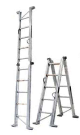 Murphy 9 ft. Height 12 ft. Reach Aluminum Fully Compactable Multi ...