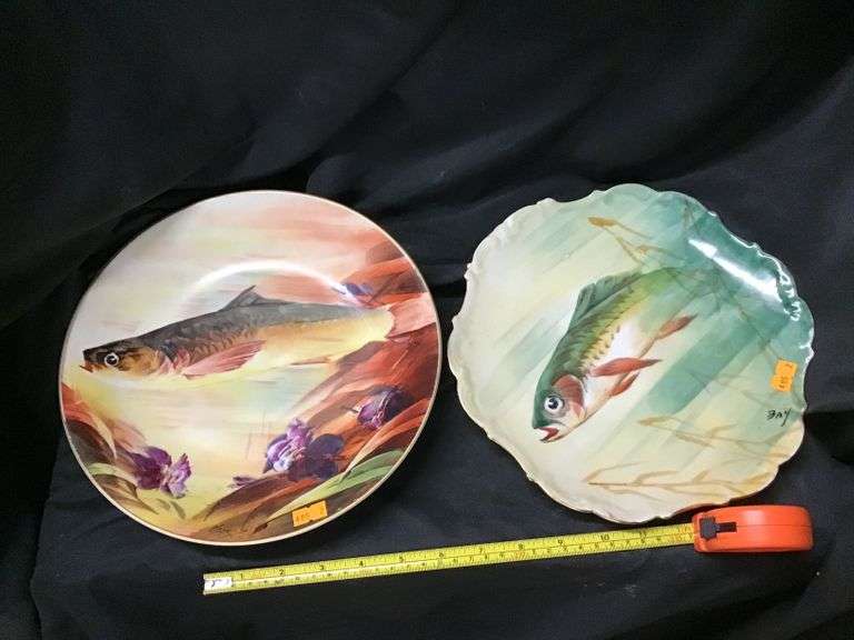 Porcelain Fish plates - Metzger Property Services LLC