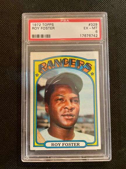 1972 Topps #329 Roy Foster graded PSA6 - Metzger Property Services LLC