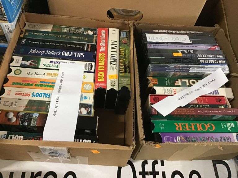 Golf VHS and DVD instructions - Metzger Property Services LLC