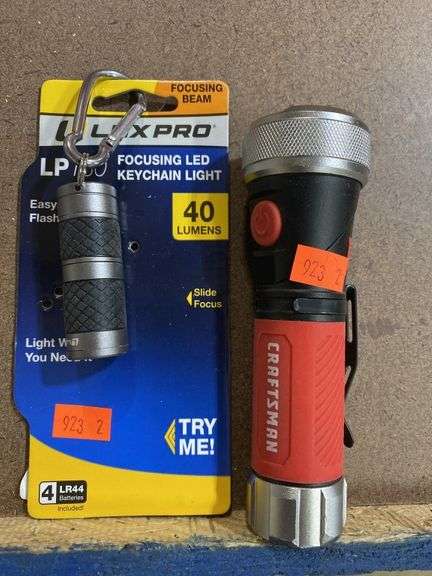 Craftsman Flashlight and keychain flashlight - Metzger Property ...