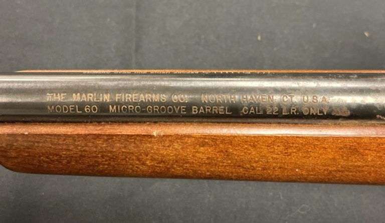 Marlin Model 60 Micro Groove Barrel 22lr Rifle W/ Scope - Metzger ...