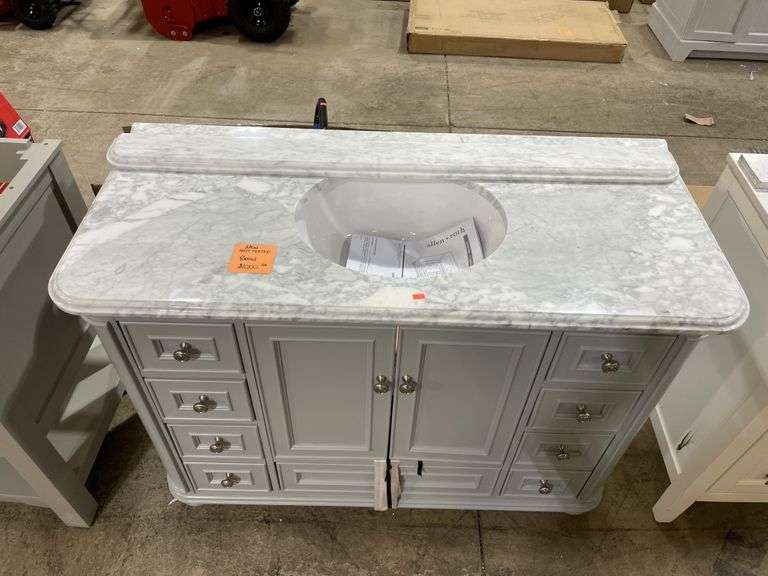 Allen And Roth 48 Inch Vanity With Single Bowl sink - Metzger Property ...