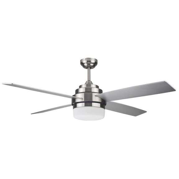 Design House Cali 52 in. Indoor Brushed Nickel LED Ceiling Fan with ...