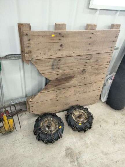 Homemade skid and snowblower wheels - Metzger Property Services LLC
