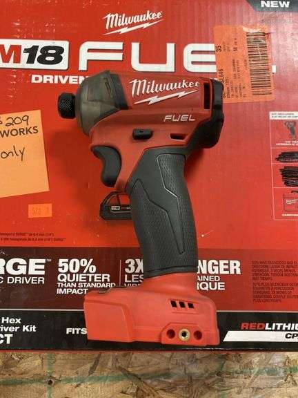Milwaukee M18 Surge 1/4 In Hex Hydraulic driver-tool only - Metzger ...