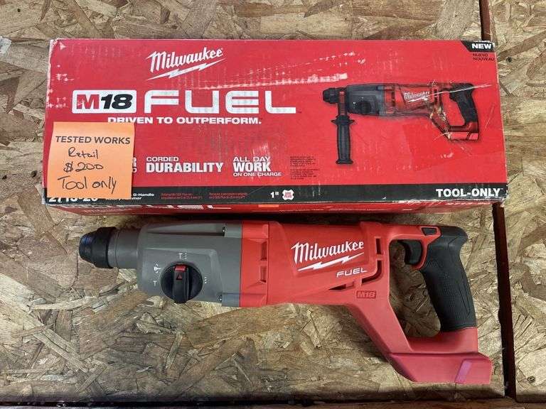Milwaukee M 18 1 Inch Sds Plus D Handle Rotary Hammer Metzger