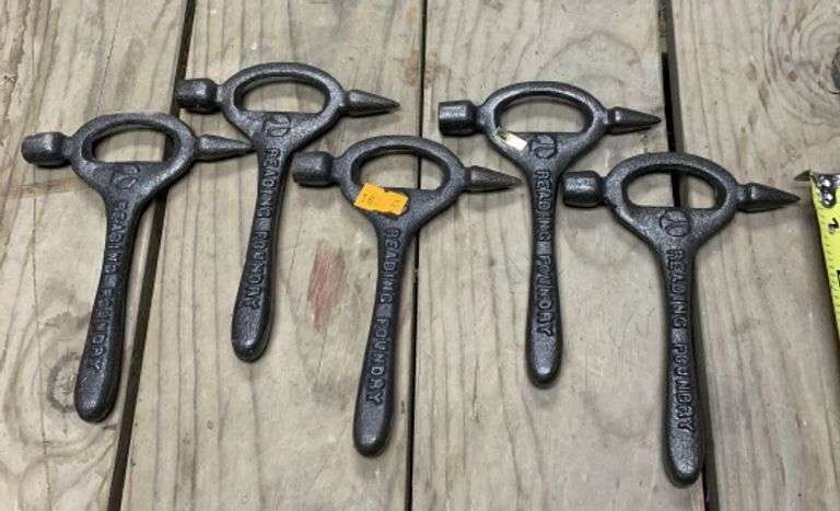 Reading Foundry Cast Iron Advertisement Pieces - Metzger Property ...