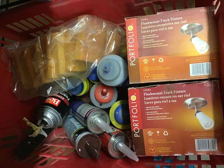 Tools, Exit sign, lights and assortment - Metzger Property Services, LLC