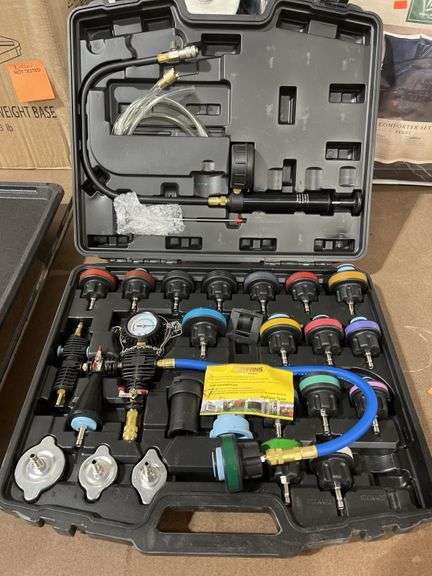 Joyfans cooling system pressure tester and vacuum purge master kit ...