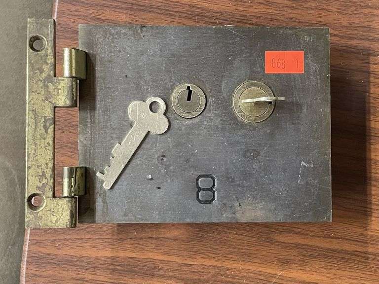 Diebold bank vault lock box door - Metzger Property Services LLC