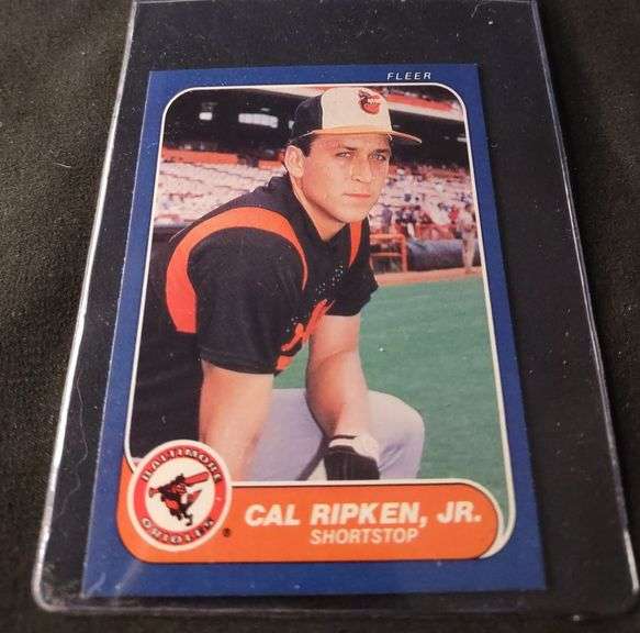 1 Cal Ripken Jr Shortstop Baltimore Orioles Fleer Baseball Card ...