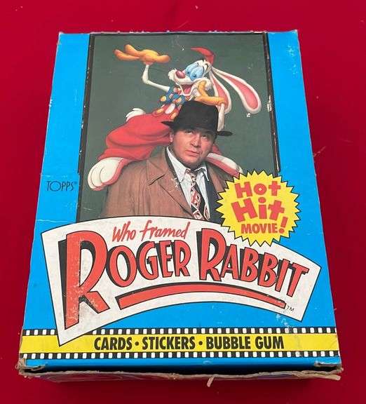 36 Packs “Who framed Roger Rabbit” trading cards and stickers - Metzger ...