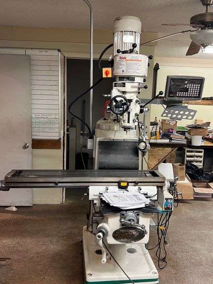 Grizzly 9”x 49” vertical Mill w/ power feed and DRO, model G0796, Sino ...