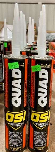 2-OSI Quad Advanced Formula 10 fl. oz. White #001 Window Door and ...